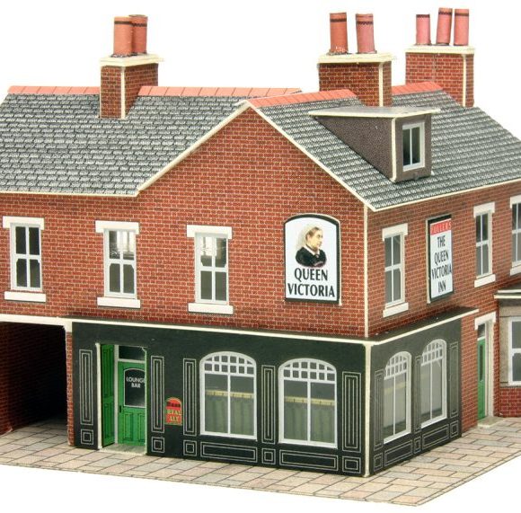 METCALFE PN116 N SCALE CORNER SHOP & PUB IN RED BRICK - The Pump Model ...