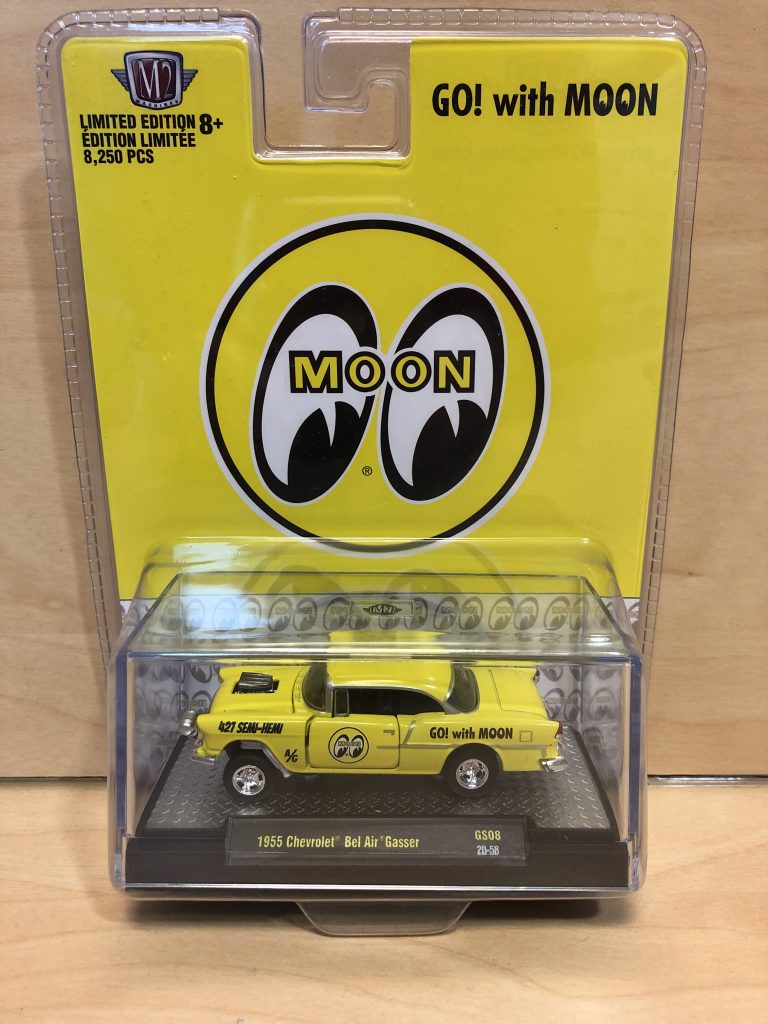M2 Moon Eyes Series 1955 Chevrolet Bel Air Gasser - The Pump Model Cars ...